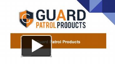 Guard Tour System presentation | free to download