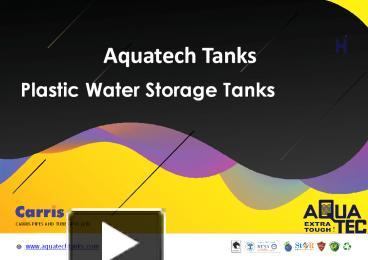 PPT – Plastic Water Tanks Manufacturers and Loft Tank Dealers in India ...