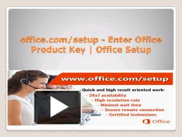 PPT – office.com/setup - How to Install Office Setup PowerPoint ...