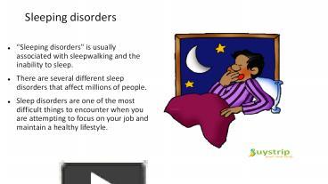 PPT – Sleeping disorders Treatment PowerPoint presentation | free to ...