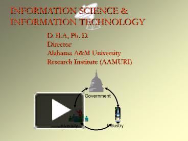 PPT – INFORMATION SCIENCE PowerPoint presentation | free to view - id ...