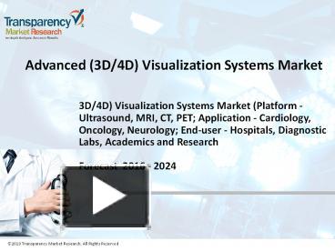 PPT – Advanced (3D/4D) visualization systems market is Expected To Show ...