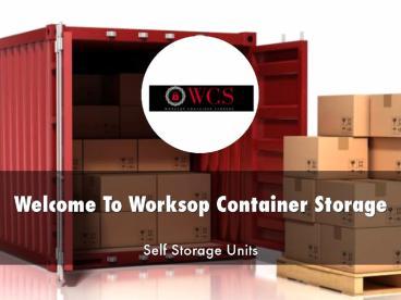 PPT – Worksop Container Storage Presentation PowerPoint presentation ...