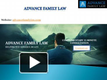 PPT – Advance Family Law PowerPoint presentation | free to download ...