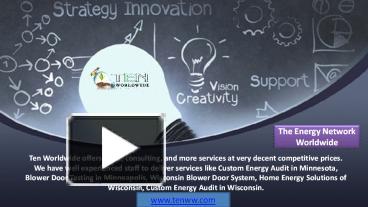 The Energy Network Worldwide presentation | free to download