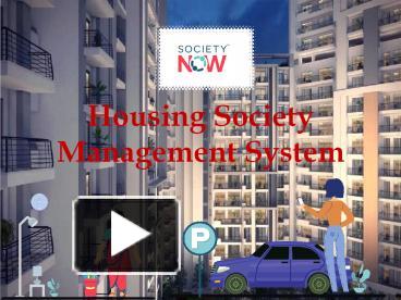 housing society management system presentation | free to download