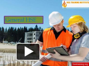 General HSE presentation | free to download