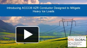 PPT – Introducing ACCC® AZR Conductor Designed to Mitigate Heavy Ice ...