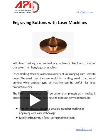 Engraving Buttons with Laser Machines (1) presentation | free to download