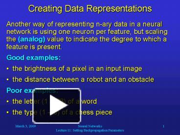 PPT – Creating Data Representations PowerPoint presentation | free to ...