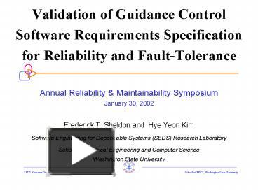 PPT – Annual Reliability PowerPoint presentation | free to download ...