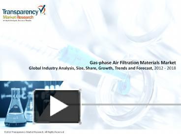 Gas-phase Air Filtration Materials Market presentation | free to download