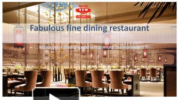 PPT – fabulous fine dining restaurant in hyderabad | SVM grand ...