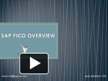 SAP FICO Overview ppt | SAP FICO Study Material PPT presentation | free ...