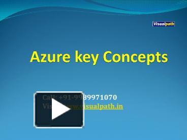 PPT – Microsoft Azure Training in Hyderabad | Azure Training PowerPoint ...