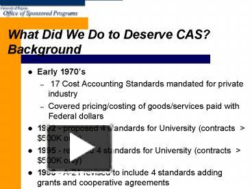 Early 1970s presentation | free to view