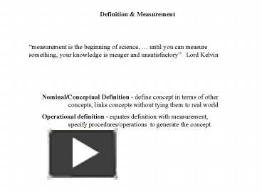 PPT – Definition PowerPoint presentation | free to download - id: 8f936 ...