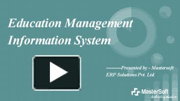 Education management information system presentation | free to download