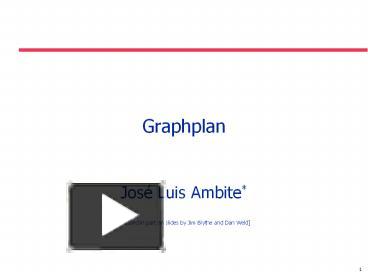 PPT – Graphplan PowerPoint presentation | free to download - id: 8fa6c ...