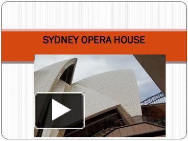 Sydney Opera House presentation | free to download