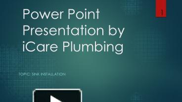 PPT – PPT on Sink Installation and Plumbing Services In Sydney ...
