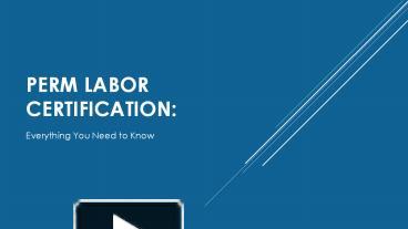 Perm Labor Certification Rules presentation | free to download