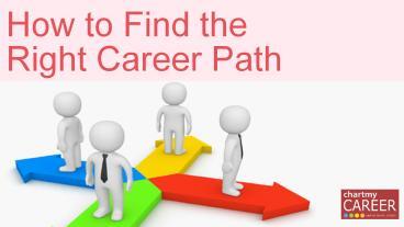 How to Find the Right Career Path - Chart My Career (1) presentation ...