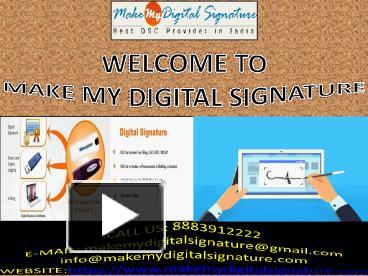 PPT – Digital Signature Online PowerPoint presentation | free to ...