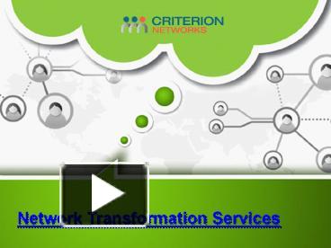 Network Transformation Services presentation | free to download