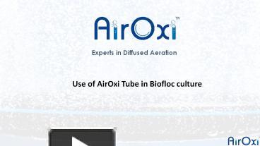 PPT – AirOxi Tube for Biofloc (1) PowerPoint presentation | free to ...