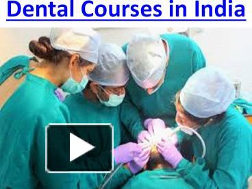 PPT – Rotary Endodontics Course And Endodontic Courses in India ...