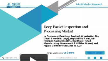 PPT – Global Deep Packet Inspection and Processing Market Size, Share ...