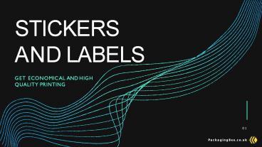 Stickers and Labels presentation | free to download