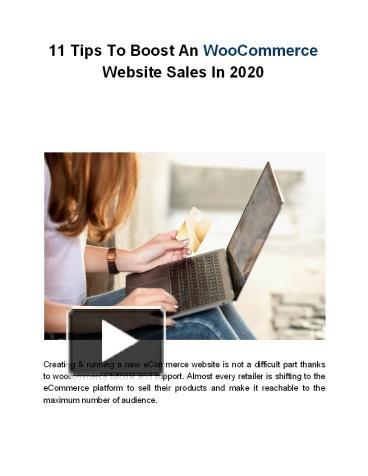 PPT – 11 Tips To Boost An WooCommerce Website Sales In 2020 PowerPoint ...
