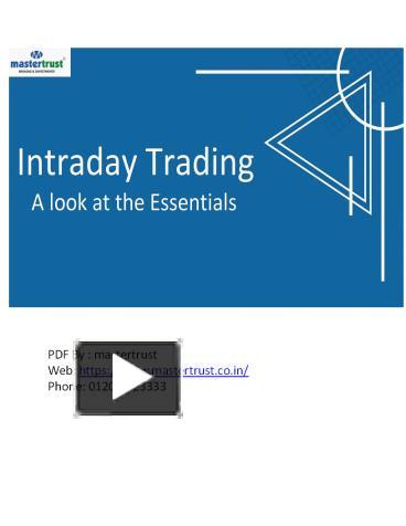 Intraday Trading - A Look at The Essential (1) presentation | free to ...