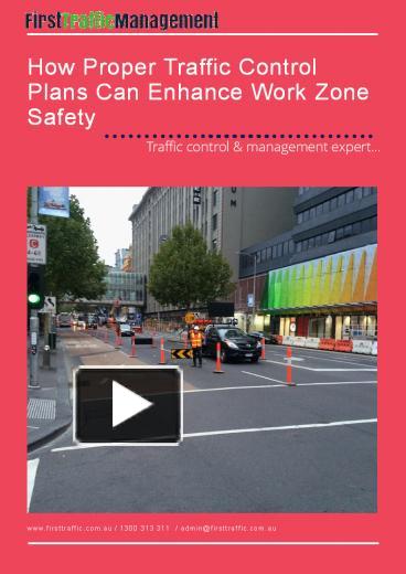 How Proper Traffic Control Plans Can Enhance Work Zone Safety ...