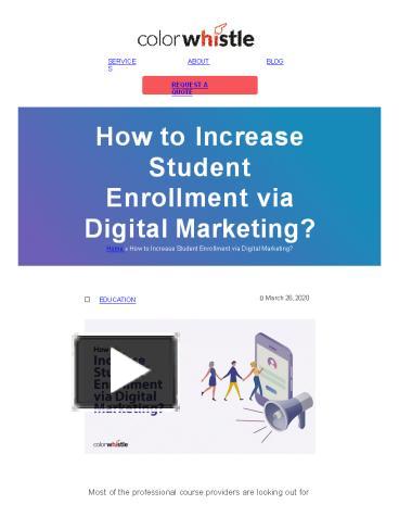 5 Useful Steps To Double Your Student Enrollment Campaign via Digital ...