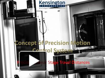 Concept of Precision Motion Control System presentation | free to download