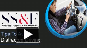 Tips To Avoid Distracted Driving presentation | free to download