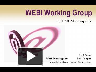 PPT – IETF 50, Minneapolis PowerPoint presentation | free to view - id ...