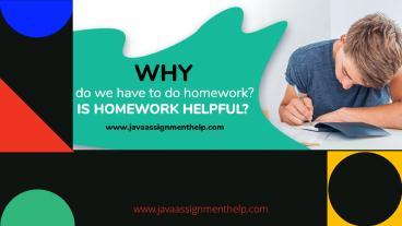 PPT – Why do we have to do homework? Is homework helpful? PowerPoint ...