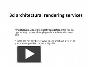 PPT – 3D Architectural Rendering Services in India (2) PowerPoint ...