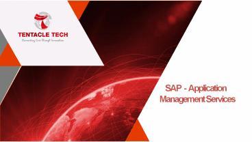 SAP Application Management Services presentation | free to download