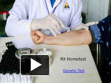 PPT – Genetic Health Test PowerPoint presentation | free to download ...