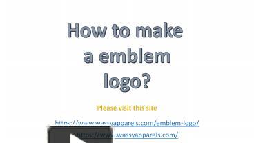 PPT – Emblem logo PowerPoint presentation | free to download - id ...