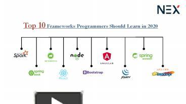 Top 10 Frameworks Programmers Should Learn in 2020 presentation | free ...