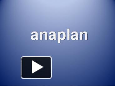 Anaplan Online Training | Anaplan Certification Course presentation ...