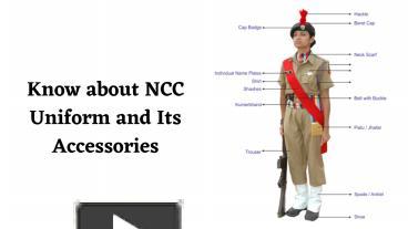 Know about NCC Uniform and Its Accessories- Trooptiq presentation ...