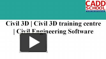 PPT – Civil 3D | Civil 3D training centre | Civil Engineering Software ...
