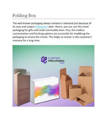 PPT – Folding Boxes PowerPoint presentation | free to download - id ...